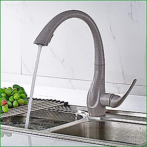 NEOCHY Faucets,Bathroom/Kitchen Faucet Tap,Can Pull Spin,Hot and Cold Faucet,Nano Surface Rotate Water-Tap Mixer