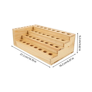 AUTSUPPL Paint Box Storage Rack Art Organizer and Storage Craft Paint Storage Acrylic Paint Storage Organizer Acrylic Paint Holder Craft Paint Organizer Miniature Paint Rack Wood