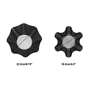 RUVINCE Tortilla Maker Large-Nonstick Taco Shell Maker Salad Bowl Perfect Tortilla Pan (Carbon steel, 8.75")