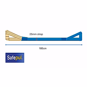 Safepul Dolly Strap 100cm x 25mm width strap ideal for lifting the dolly over steps - EN-12195 standard