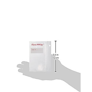 ACTION BAG FL100 Floss-A-Way Organizer-3"X5" 100/Pkg