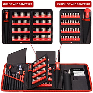 STREBITO Precision Screwdriver Set 191-Piece + 2-Piece Suction Cups Bundle, LCD Screen Remover for Computer, iPhone, Laptop, Cell Phone, Macbook, PS4/5, Tablet and Electronics Repair