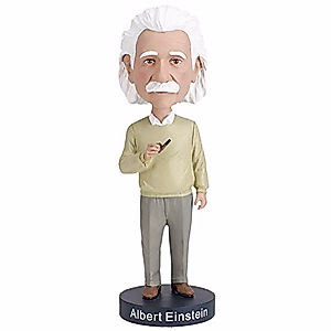 Royal Bobbles Albert Einstein Bobblehead, Premium Polyresin Lifelike Figure, Unique Serial Number, Exquisite Detail