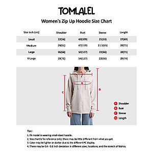 TOMLALEL Women's Active Zip Up Hoodie, Oversized Loose Casual Jacket, Comfortable Long Sleeve with Pockets Zipper Drawstring (Medium, Oversized_Black)