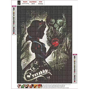 ZSWLLHP 8 Pack Disiney Diamond Painting Kits,Upgrade Diamond Art Kits for Adults,Cross Stitch Full Drill Shiny Diamond Embroidery Pictures Arts Craft for Home Wall Decor Gift 12X16inch