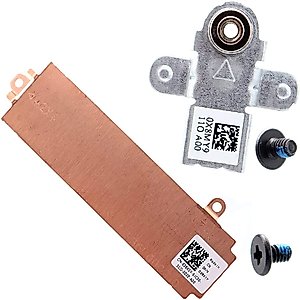 HYY 2280 M.2 SSD Heatsink Cover + Hard Drive Support Bracket Solid-State Drive Mounting Metal Replacement for Dell G15 5510 5511 5515 Alienware M15 R5 M15 R6