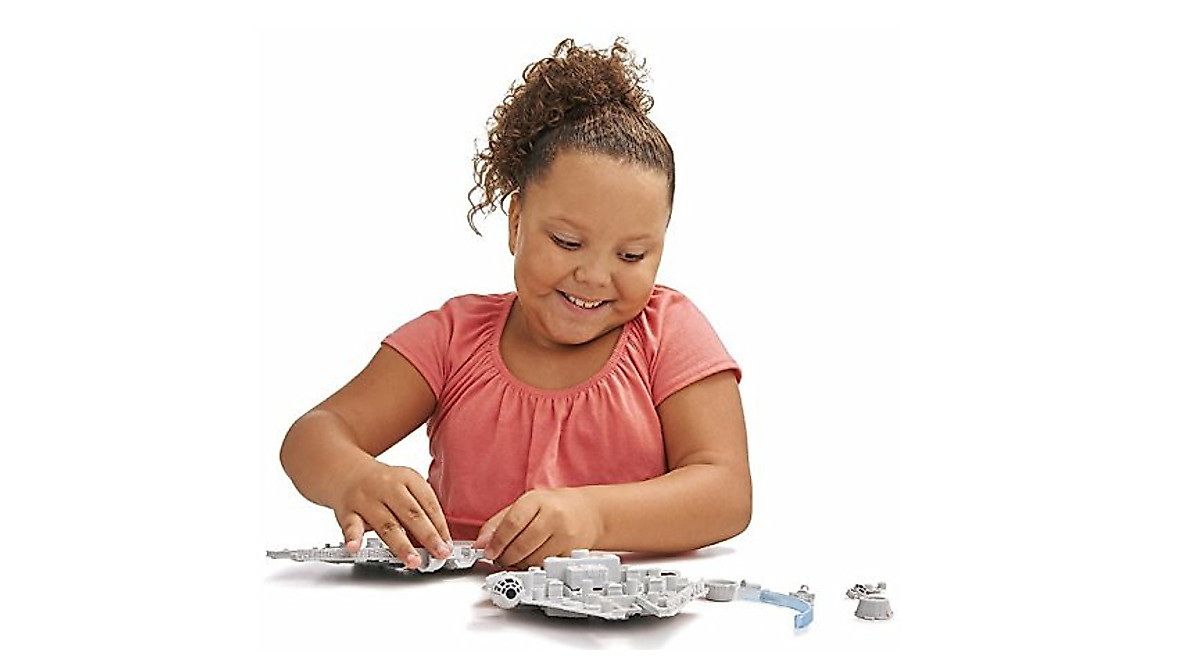 Star Wars Battle Pack Model Kit with TIE Fighter & Millennium Falcon