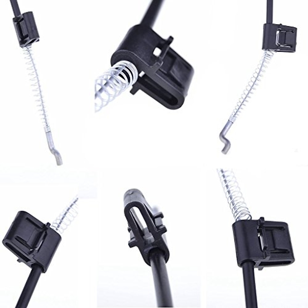 2 Pieces Recliner Release Cable Replacement D-Ring Pull Handle, Exposed Length 4.75" with S Tip