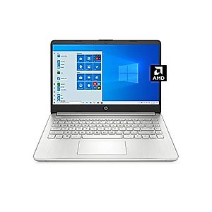 HP 14 Laptop, AMD 3020e, 4 GB RAM, 64 GB eMMC Storage, 14-inch HD Display, Windows 10 Home in S Mode, Long Battery Life, Microsoft 365, (14-fq0070nr, 2020)