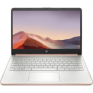 2021 Newest HP Premium 14-inch HD Laptop, Intel Dual-Core Processor Up to 2.8GHz, 16GB RAM, 64GB eMMC Storage, Webcam, Bluetooth, HDMI, Wi-Fi, Rose Gold, Windows 10 with 1 Year Microsoft 365