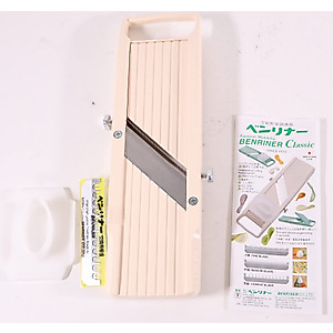 Benriner BR1 VEGETABLE SLICER, One Size, Off-White