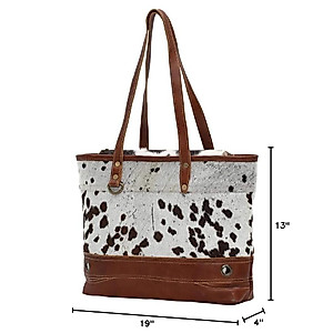 Combined Leather & Hairon Bag