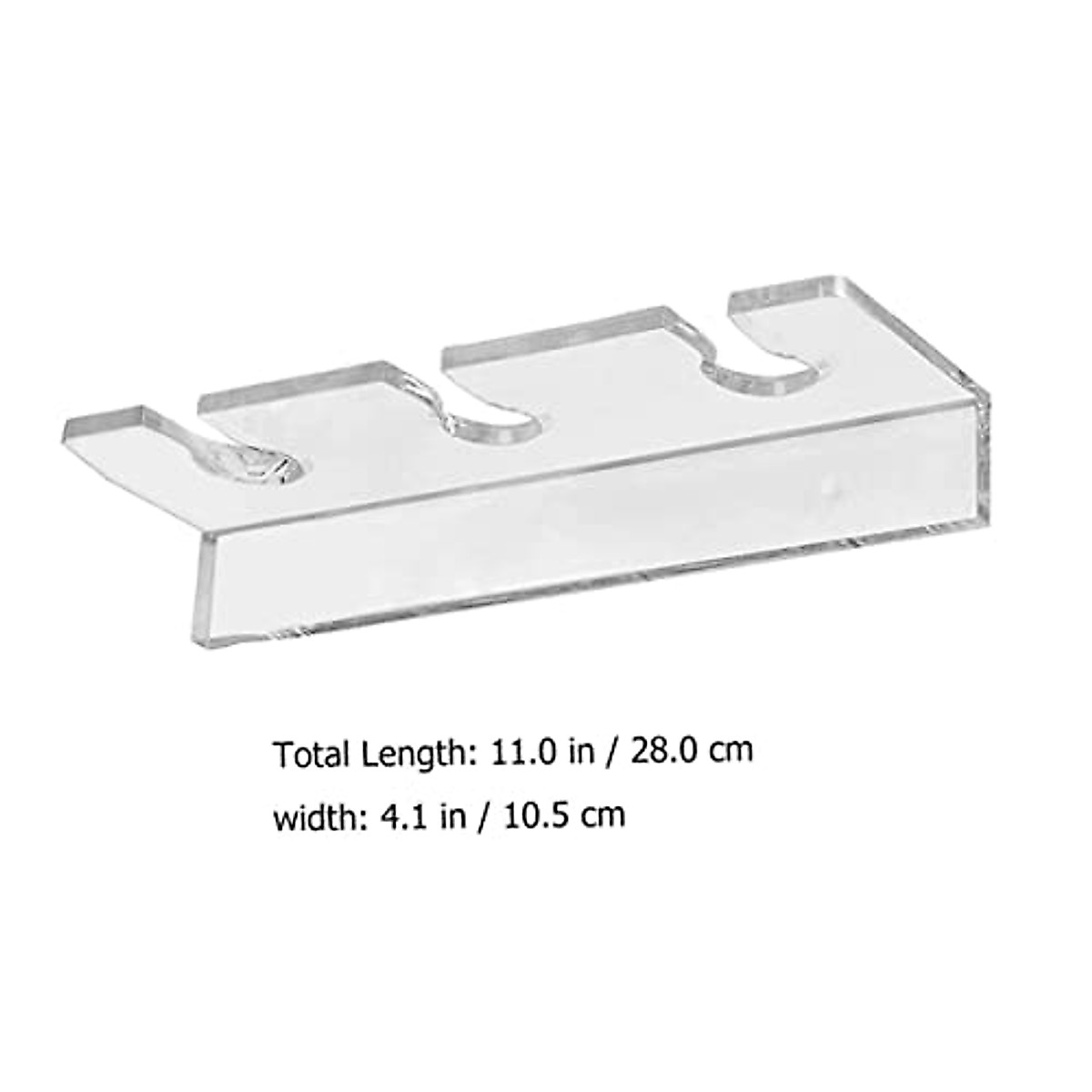 Cabilock 3 pcs Storage Transparent Wall-mounted Thickened Glasses Kitchen Wall Mounting Hanging Slot Rack Stemware Acrylic Cabinet Wine Hanger Cup Clear Barware Mounted for Bar Glass Under