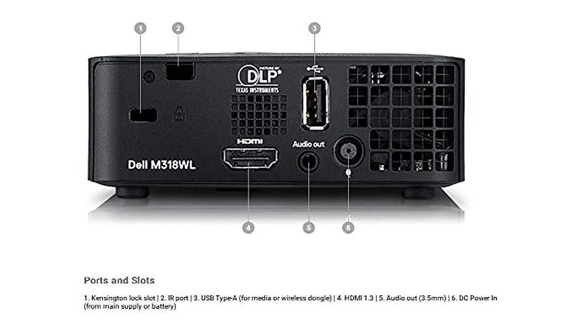 Dell M318WL Mobile Projector: Portable WXGA Brilliance