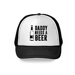 Awkward Styles Daddy Needs A Beer Hat Funny Dad Hats with Saying Gift for Him Black One Size