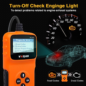 OBD2 Scanner, OBD2 Reader, OBD II Scanner, Fix Car Diagnostic Tool, Code Reader for Cars and Trucks, Classic Enhanced Universal Engine Fault Car Diagnostic Scan Tool of All CAN Fault Car After 1996