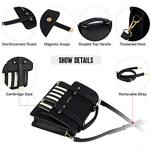 LOVEVOOK Purses and Handbags for Women, Cute Top Handle Satchel Shoulder Bag Small Pink Messenger Tote Crossbody Bags