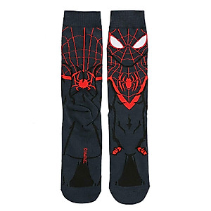 Miles Morales Spiderman Crew Socks