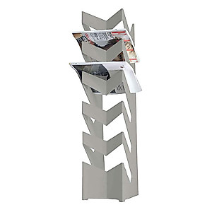 News Magazine Holder Finish: Silver