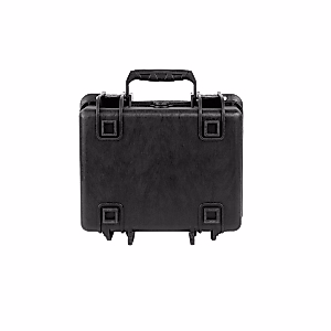 Monoprice Weatherproof/Shockproof Hard Case - IP67, Customizable Foam, 13" x 12" x 6", Black - Pure Outdoor Collection