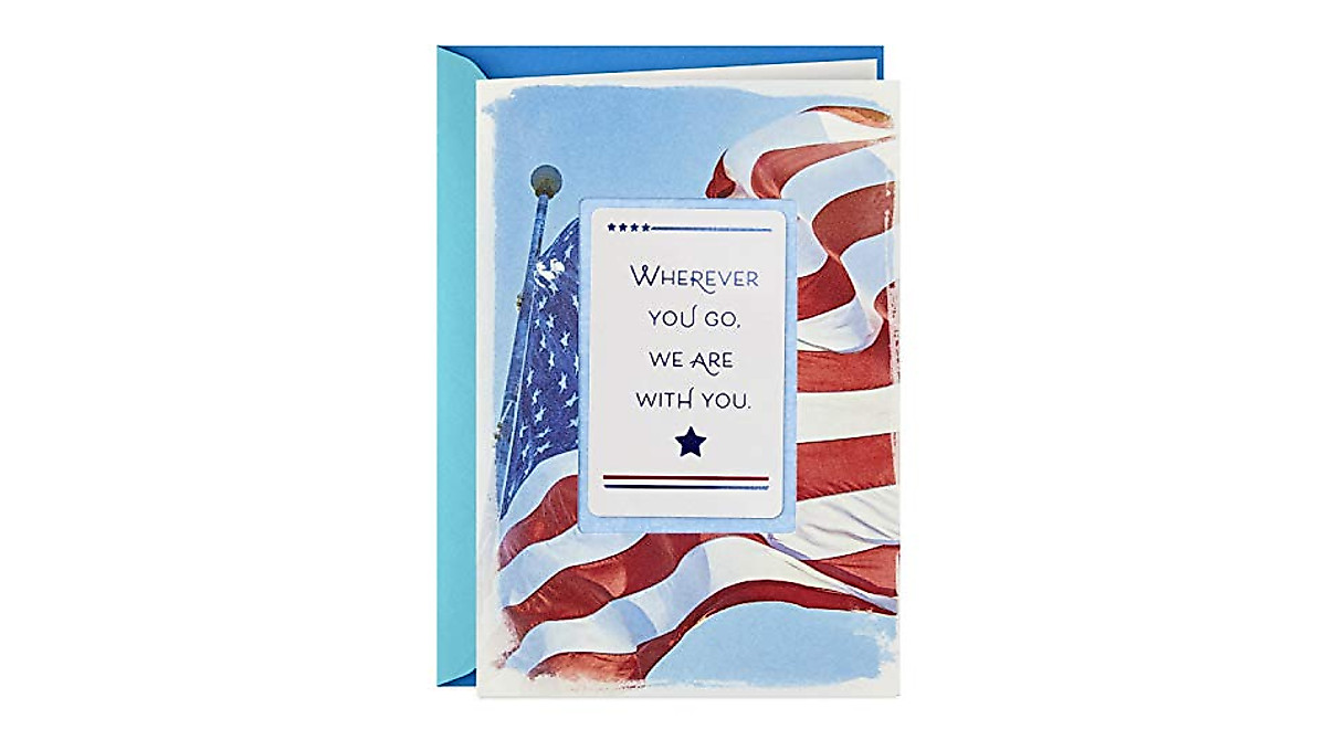 Hallmark Military Deployment Card (Wherever You Go Removable Keepsake ...