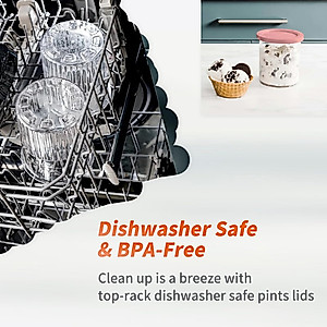 Dxiocli Containers Replacement for Ninja Creami Deluxe 11-in-1 XL Family Size NC500/NC501 Pints - 4 Pack, 24 oz - Dishwasher Safe, BPA-Free, Leak Proof