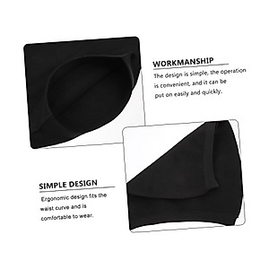 Healeved 3pcs waist support waist warmer waist strap comfy brace massaging heating pad Sweat Band Strap Lumbar Support Belt Stabilizer Lumbar Belt Lumbar Warmer massage waistline