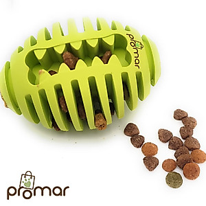 Promar Dog Chew Toys for Aggressive Chewer - Dog Ball Treat Dispenser Toys for Large Dogs and Medium Dogs Dog Puzzle Toys Dog Dental Toys Dog Slow Feeder Toy for Dog Interactive.