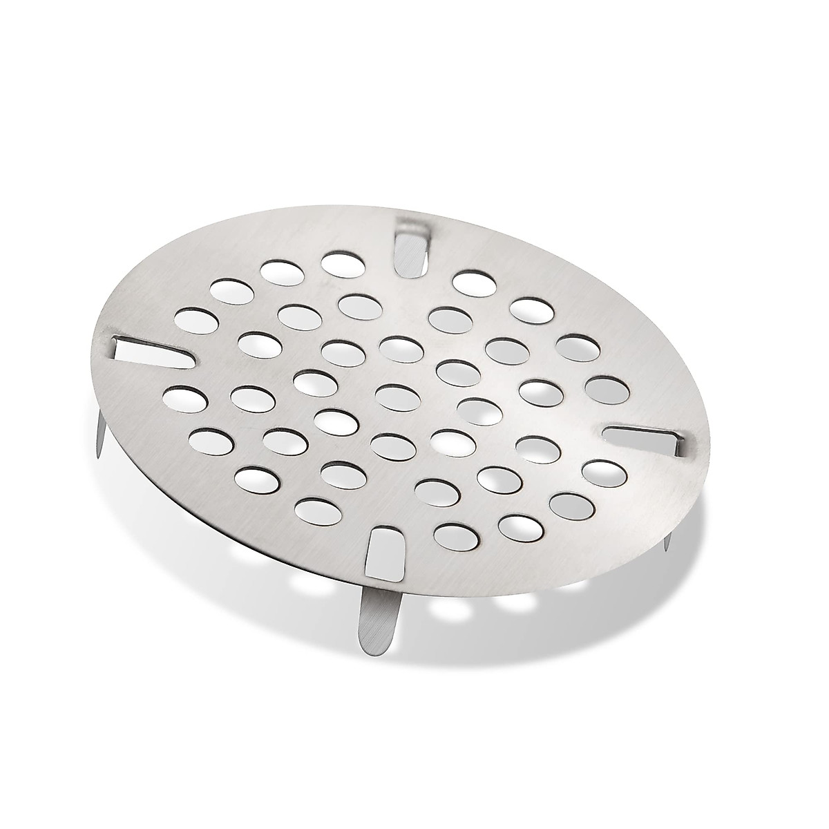 STEADYKLEEN - 3.5-inch Commercial Sink Strainer on 3 Tier Sink Twist Waste Drain, Durable Flat Kitchen Strainer with Tabs, (not Meant for Residential use)