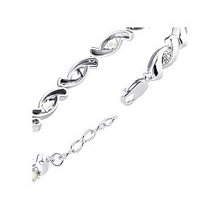 Rylos Bracelets for Women 925 Sterling Silver infinity Twist Tennis Bracelet Gemstone & Diamonds Adjustable to Fit 7"-8" Wrist, 6-4X3MM Opal Jewelry for Women Friendship Bracelets