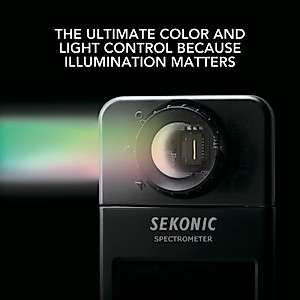 Sekonic C-7000 Spectrometer Spectrum Analyzer Bundle Kit - Portable Handheld Tool for Precision Color Control & Interpretation for Home, Designer's Firm, Engineering Lab & Industrial Use