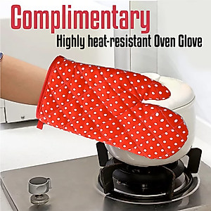 Set of 5 Bowl Holders, Cotton Huggers for Microwave, Cozy and Heat Resistant, Multicolor Bowl Holders, Heating or Warming Soup and Other Foods, Machine Washable, Oven Mitt Included