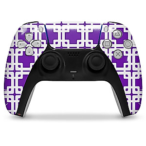 WraptorSkinz Skin Wrap compatible with Sony PS5 DualSense Controller Boxed Purple (CONTROLLER NOT INCLUDED)