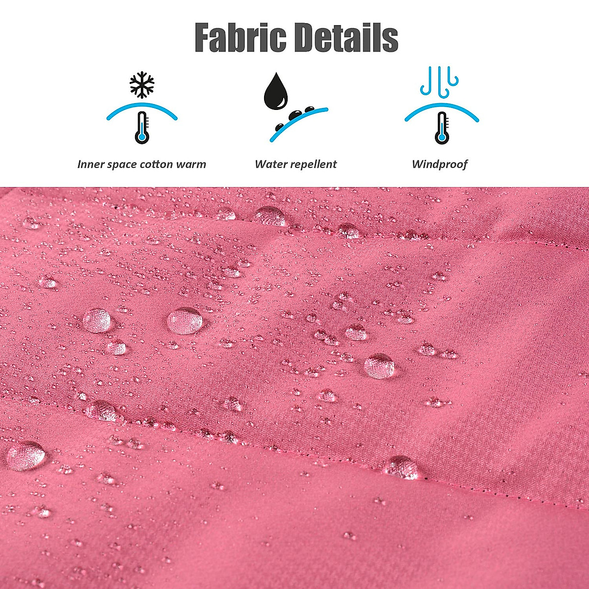 CATENA Space Cotton Women Cycling Vest Lightweight Puffer Warm Sleeveless Jacket Windbreaker Waterproof Coat