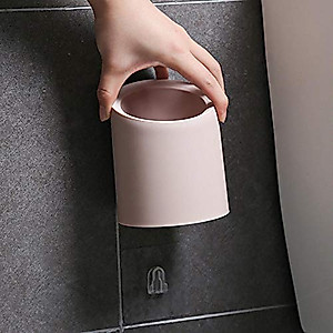 Floor Standing/Mounted Wall Toilet Brush,Deep Cleaner Bathroom Toilet Brush and Quick Drying Holder Set,for Home Hotel-White