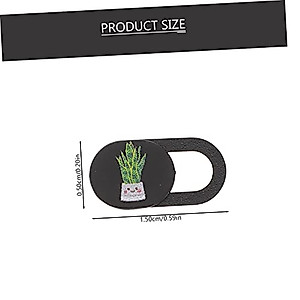 SOLUSTRE Computer Camera Computer Camera 4pcs Webcam Plant Plastic Pot Cover Slide Pattern Blocker Computer A Style Laptop Camera Privacy Computers Laptops Computers Laptops
