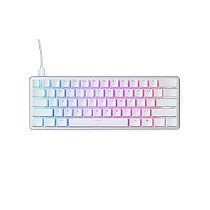 Glorious Aura V2 (White) - PBT Pudding Keycaps for Mechanical Keyboards - ANSI (US), ISO Compatible - Supports Full Size, TKL, 75%, 60% Layouts