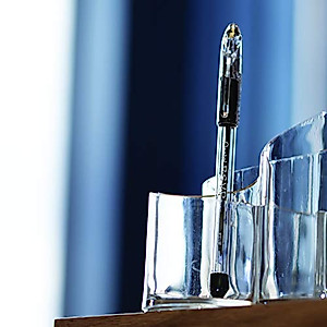 Pentel R.S.V.P. Ballpoint Pen, 0.7mm Fine Tip, Sky Blue Ink, Box of 12 (BK90-S)