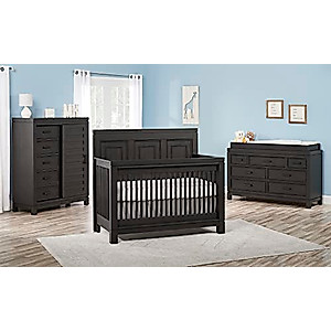Soho Baby 40037940 Manchester Premium Soft Closing 7-Drawer Dresser, Smooth Black Iron Finish