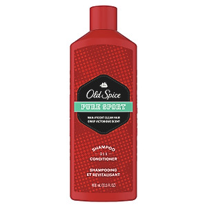 Old Spice Pure Sport 2in1 Shampoo and Conditioner for Men, 13.5 fl oz, 5.449 Fl oz