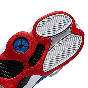Jordan Boy's 6 Rings (Big Kid) White/True Blue/University Red 4.5 Big Kid M
