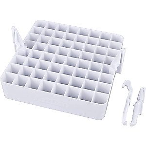 ArtBin 6939AB Marker Storage Tray - Holds up to 64 Pens, Pencils, Markers, Brushes, etc., [1] Plastic Storage Tray, White
