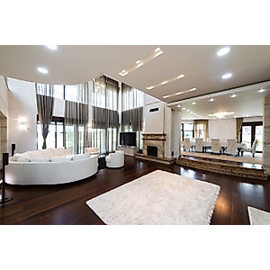 Feit Electric 5-6 inch InstaTRIM Adjustable Neck Recessed LED Downlight - 2700K Soft White - Dimmable - Pre-Mounted Trim - 65W Equivalent - 45 Year Life - 850 Lumen - High CRI | 6-Pack