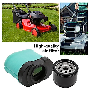CADUFUELLY Air Filter Oil Filter Replacement for V-Twin 16HP - 27HP Engine Troy-Bilt TB2454 TB2654 Craftsman YT4000 YT4500 GT5000 GT5600 Lawn Mower Tune Up Kit, Replaces 792105 792303 492932 696854