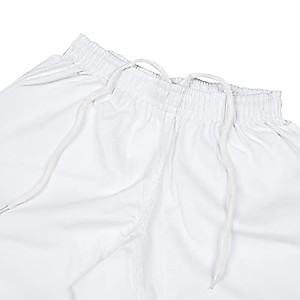 MACS Judo Single Weave Gi Kids Adults Unisex Uniform with Belt Sz 000 to 8 (White, 4(70''to75'')/195to220lbs)