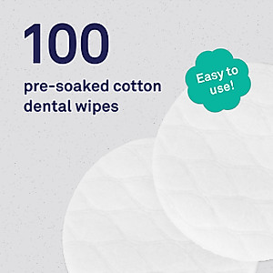 Petpost | Dental Wipes for Dogs - Bad Breath and Tooth Buildup Remover - Presoaked Pads in Natural Tooth Cleaning Solution 100 ct.