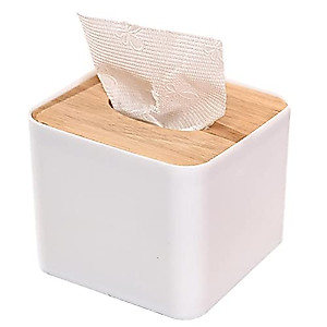 Hondony Home Tissue Paper Dispenser | Tissue Paper Holder Tissue Box Containers with Arc Opening | Removable Tissue Dispenser, Kitchen, Living Room, Bedroom, Bathroom