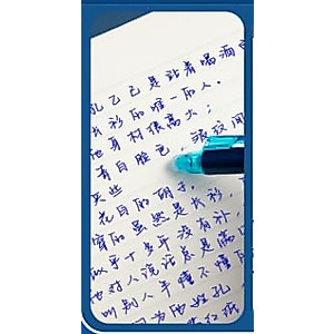 M&G 6PCS Hot erasable neutral pen with rubber Press water pen ST tip 0.5mm 6-pack AKPJ2607 (Black)