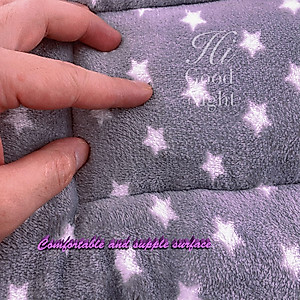 MANSHU Small Animal Plush Bed, Bunny Bed, for Bunny, Squirrel, Hedgehog, Pink and Gray 2Pcs.