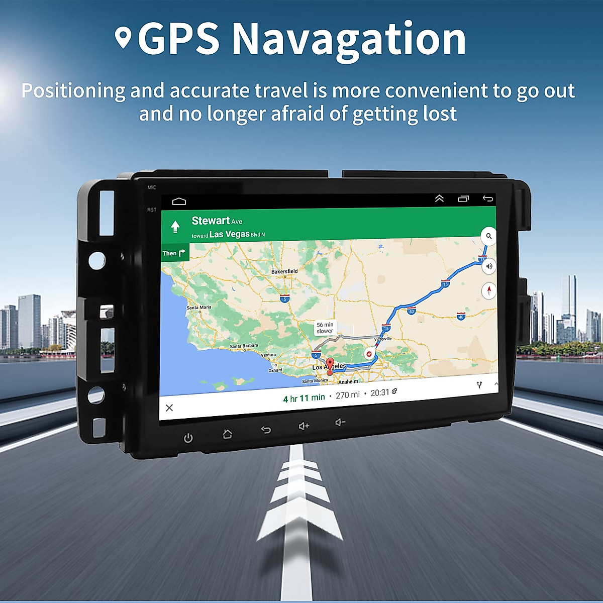 2023 New Android 12 Replacement Radio for Chevy Silverado GMC Acadia Buick Enclave Car Stereo,Bruynic 8" IPS Touchscreen Head Unit With Car Play, Android Auto & Mirroring Come with a AHD Backup Camera